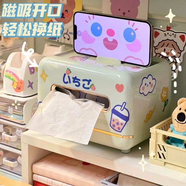 Japanese Style Kawaii Cartoon Tissue Box – My Heart Teddy