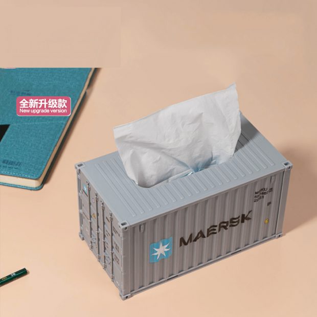 Kawaii Cargo Container Design Tissue Box – My Heart Teddy