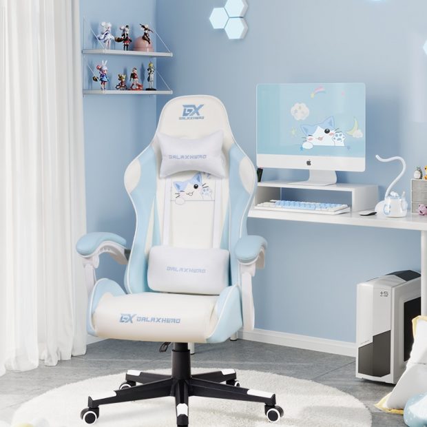 Kawaii Cat Gaming Chair – My Heart Teddy