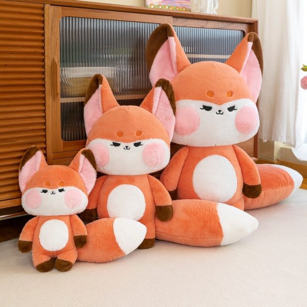 Kawaii Fox Plush – My Heart Teddy